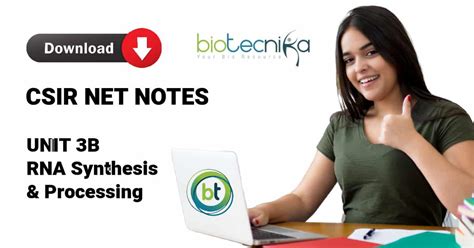 Csir Rna Synthesis Notes Csir Net Unit 3 Rna Synthesis Notes Pdf