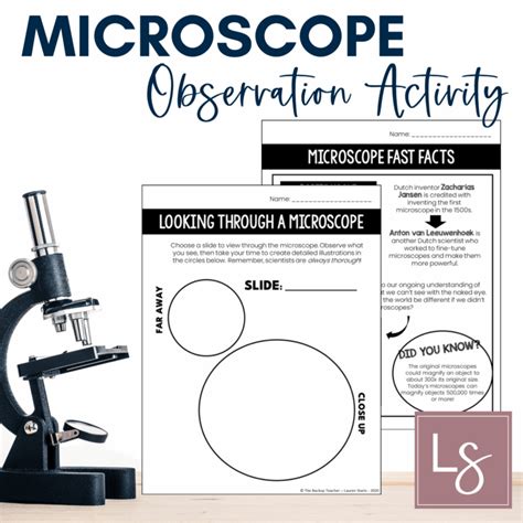 Free Printable Microscope Observation Worksheet Worksheets Template Free