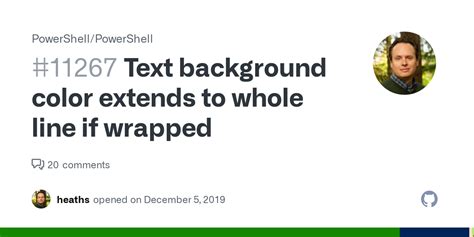 Text Background Color Extends To Whole Line If Wrapped · Issue 11267