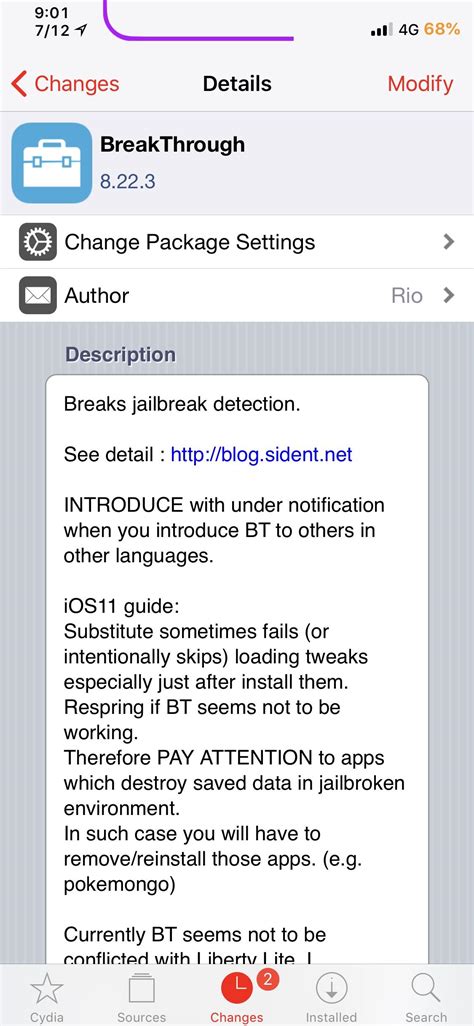 Question Anybody Know What Does This Tweak Do R Jailbreak