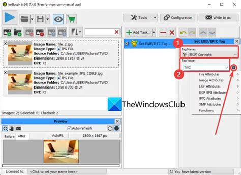 Batch Edit EXIF Data Of Images With Batch EXIF Editor Software For PC