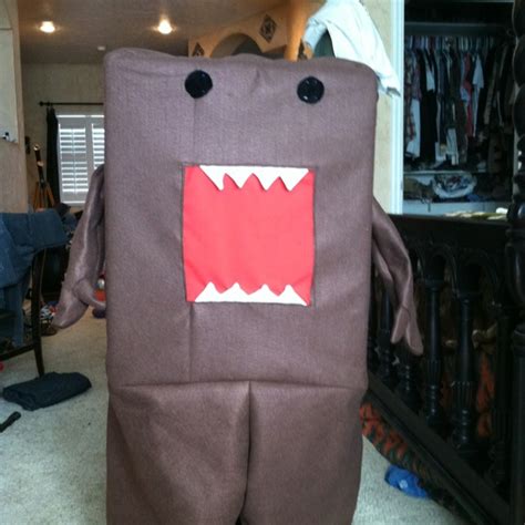 Life Size Domo Costume I Made I Used A Big Box Warped The Felt All