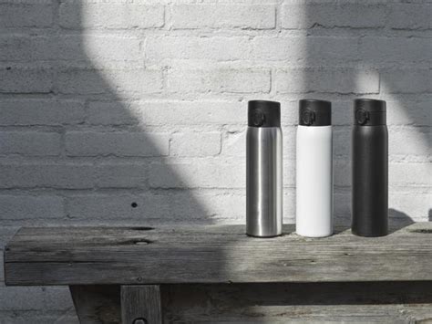 Branded Sika 450ml Recycled Stainless Steel Insulated Flask