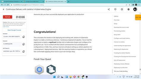 New Continuous Delivery With Jenkins In Kubernetes Engine Gsp051