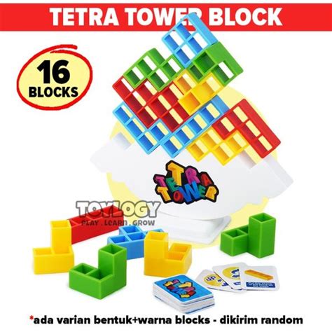 Jual Mainan Balok Keseimbangan Permainan Keluarga Tetra Tower Block