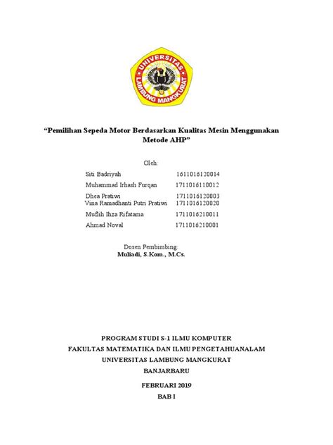 Kelompok 1 Metode Ahp Pdf