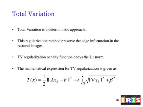 PPT Edge Preserving Image Restoration Using L 1 Norm PowerPoint