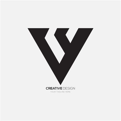 Diseño De Logotipo De Monograma Abstracto Corporativo Creativo Con