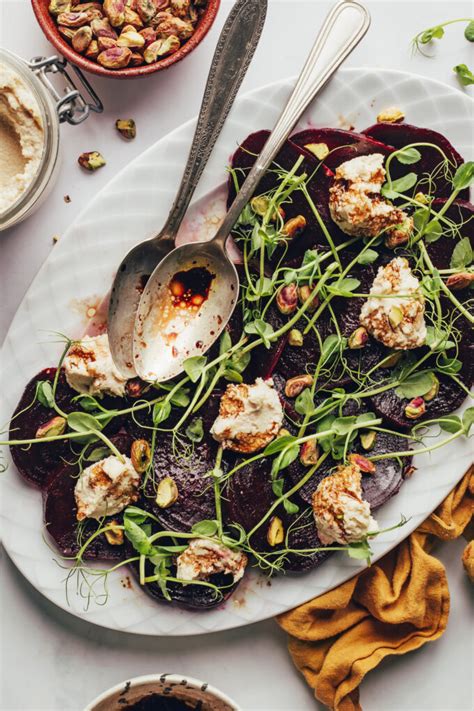 Roasted Beet Salad With Vegan Goat Cheese” Being Healthy For Life
