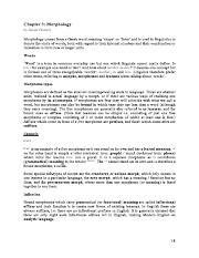Understanding Morphology The Study Of Word Formation And Course Hero