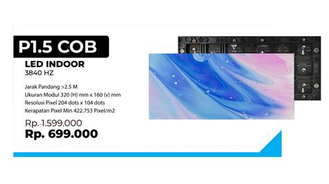 Jual Videotron Indoor Terlengkap Berbagai Ukuran And Resolusi