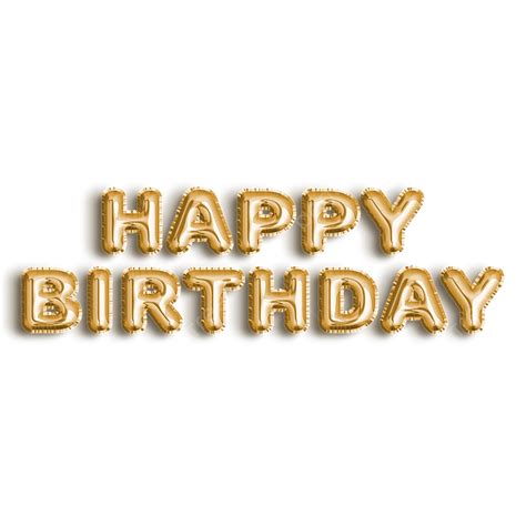호일 풍선 생일 축하합니다 박 풍선 생신 Png 일러스트 및 Psd 이미지 무료 다운로드 Pngtree