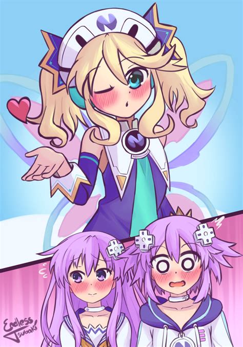 Safebooru 3girls Absurdres Aqua Necktie Bare Shoulders Blonde Hair