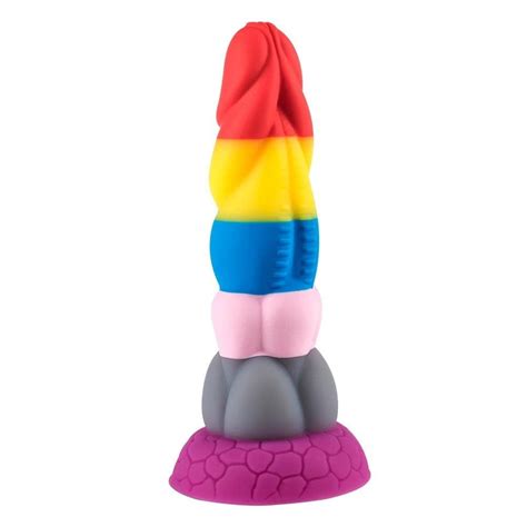Sex Toys Silicone Dildo Anal Beads Plug Rainbow Dildo Big Penis Sex