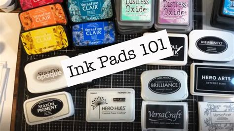 Best 13 Ink Pads 101 Which Ink Pads Are Right For Your Projects Find Out With With Craft