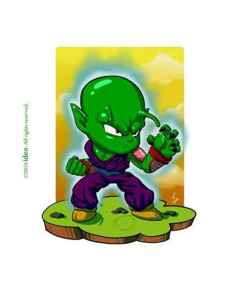 Ideos Shop Chibi Piccolo Dragon Ball Artwork Dragon Ball Art