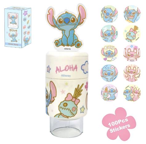 史迪仔stitch貼紙印仔 100張 Kf16
