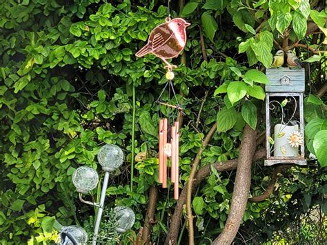 Robin Wind Chime Beautiful Suncatcher Wind Chime Perfect For The Garden Etsy Uk