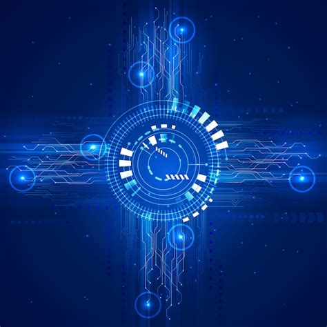 Premium Vector Gradient Technology Illustration