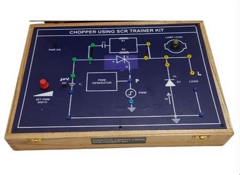 220v Ac Digital Chopper Using Scr Trainer Kit For Laboratory Model