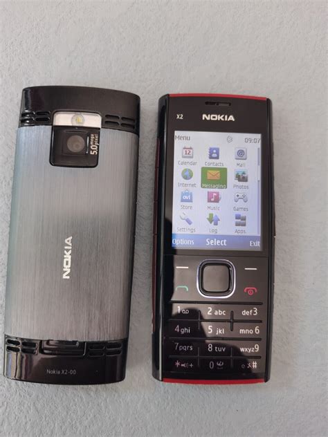 Nokia X2 00 Cell Phone Black Red Unlocked Classic Button Mobile Phone