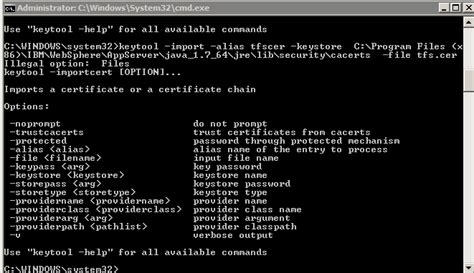 Java Can Not Import A Certificate In Jvm From Keytool Stack Overflow