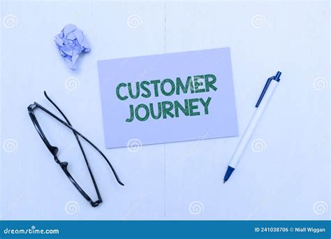 Text Showing Inspiration Customer Journey Conceptual Photo Product Of Interaction Between