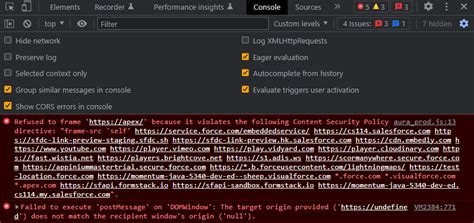 Visualforce Access To Resources From An Unapproved External Host Violates The Content