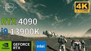 Starfield Ultra Settings 4K RTX 4090 I9 13900K Doovi