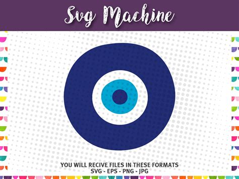 Evil Eye Svg Turkish Eye Svg Instant Download Etsy