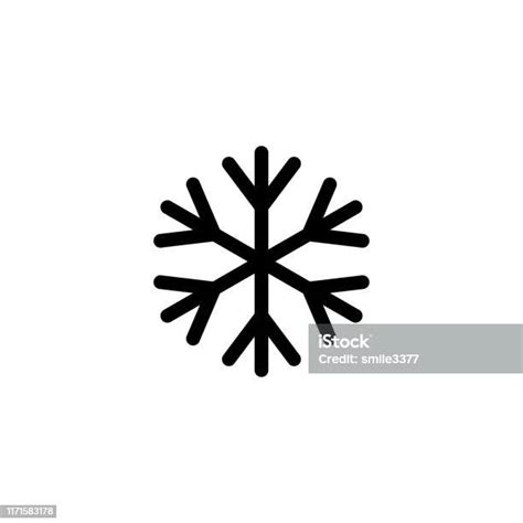 雪花圖示黑色雪花向量圖示在白色背景上隔離的雪花圖示向量圖形及更多一月圖片 一月 下雪 傳統 Istock