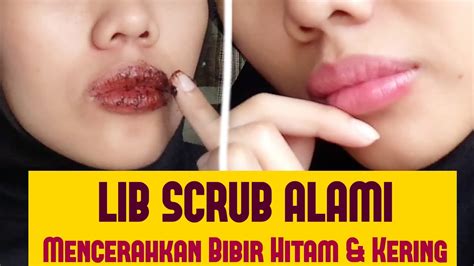Mencerahkan Bibir Hitam Diy Lip Scrub Dengan Bahan Alami Youtube