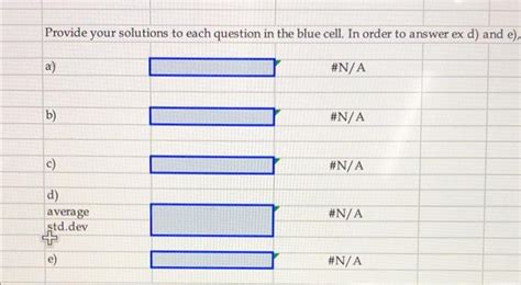 Solved Ex1 Open The Sheet Ex 1 Simulation Basics To
