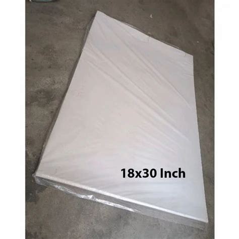White Chromo Self Adhesive Paper Packaging Type Packet Size 18x30