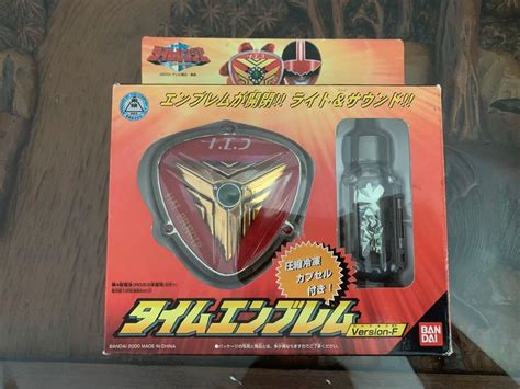 Timeranger Timefire Version Emblem Set Hobbies And Toys Collectibles