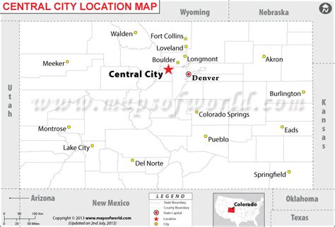 Where Is Central City Colorado