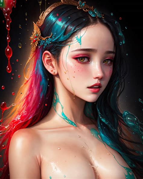 Flowing Portrait 07 By Denisuwaif On Deviantart