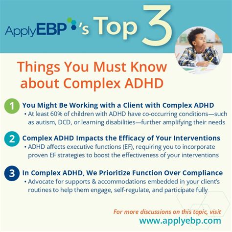 Top 3 Things You Must Know About Complex Adhd Apply Ebp