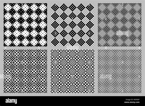 Seamless Geometrical Circle Pattern Background Collection Abstract Vector Designs From Circles