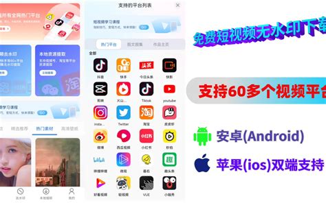 免费无水印视频下载工具，支持60多个视频平台，更有海量热门素材哔哩哔哩bilibili