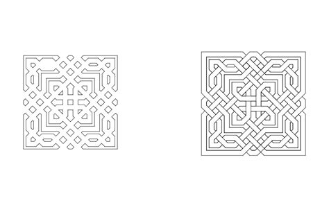 Patterns Dxf File CNC FILE