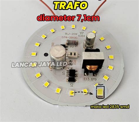 Pcb Led Plus Trafo 20w Lazada Indonesia