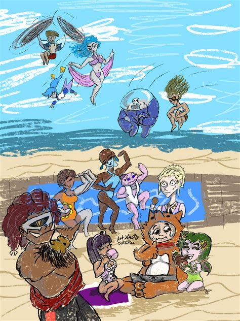Weirdos At The Beach By Mrheroblue On Deviantart