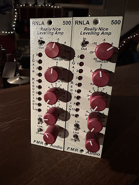 Pair Of FMR Audio RNLA 500 Compressor Limiters Reverb