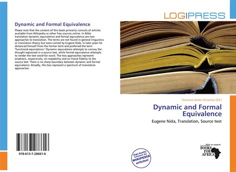 Dynamic And Formal Equivalence 978 613 7 28661 6 6137286614 9786137286616