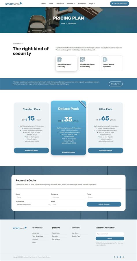 Download Smartview Cctv And Security Elementor Template Kit