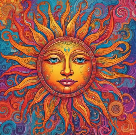 Boho Sunshine Offbeat Creations Digital Art And Ai Abstract Other