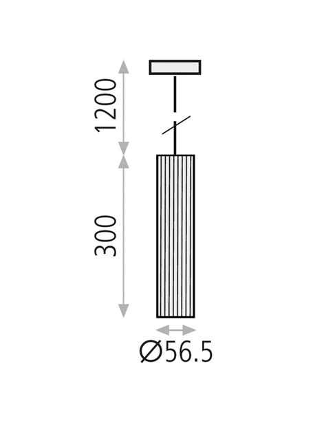 Pakabinamas šviestuvas Modrian 1l Black Acb Design Admalt