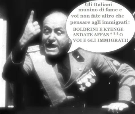 La Vignetta Con Mussolini Che Attacca La Kyenge E La Boldrini