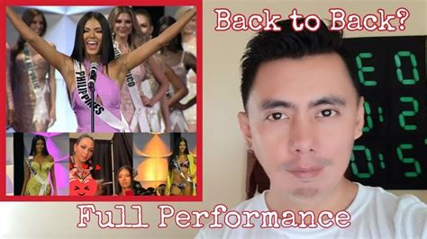 Gazini Ganados Miss Universe Preliminary Performance